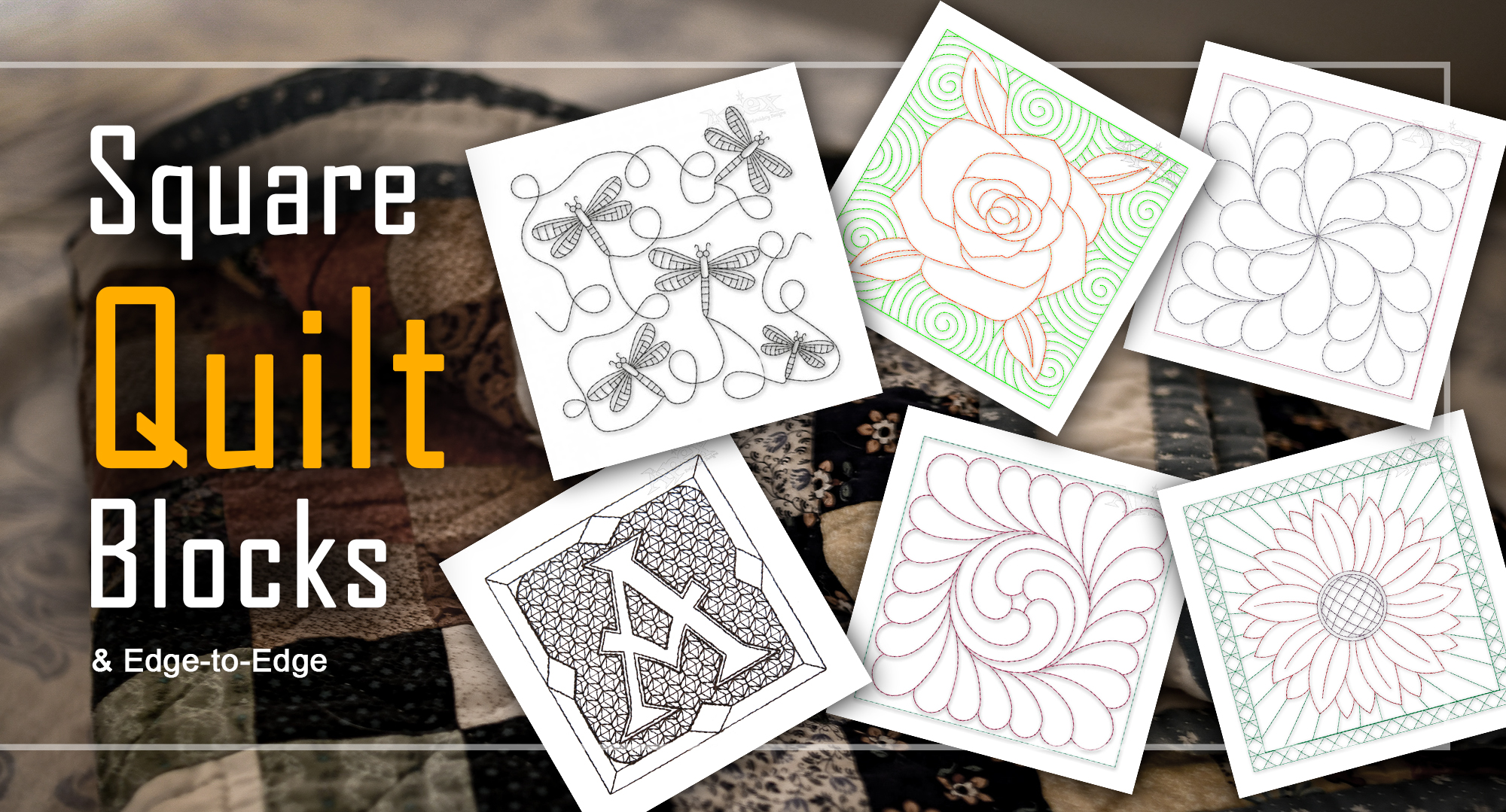Quilt Block Machine Embroidery Designs