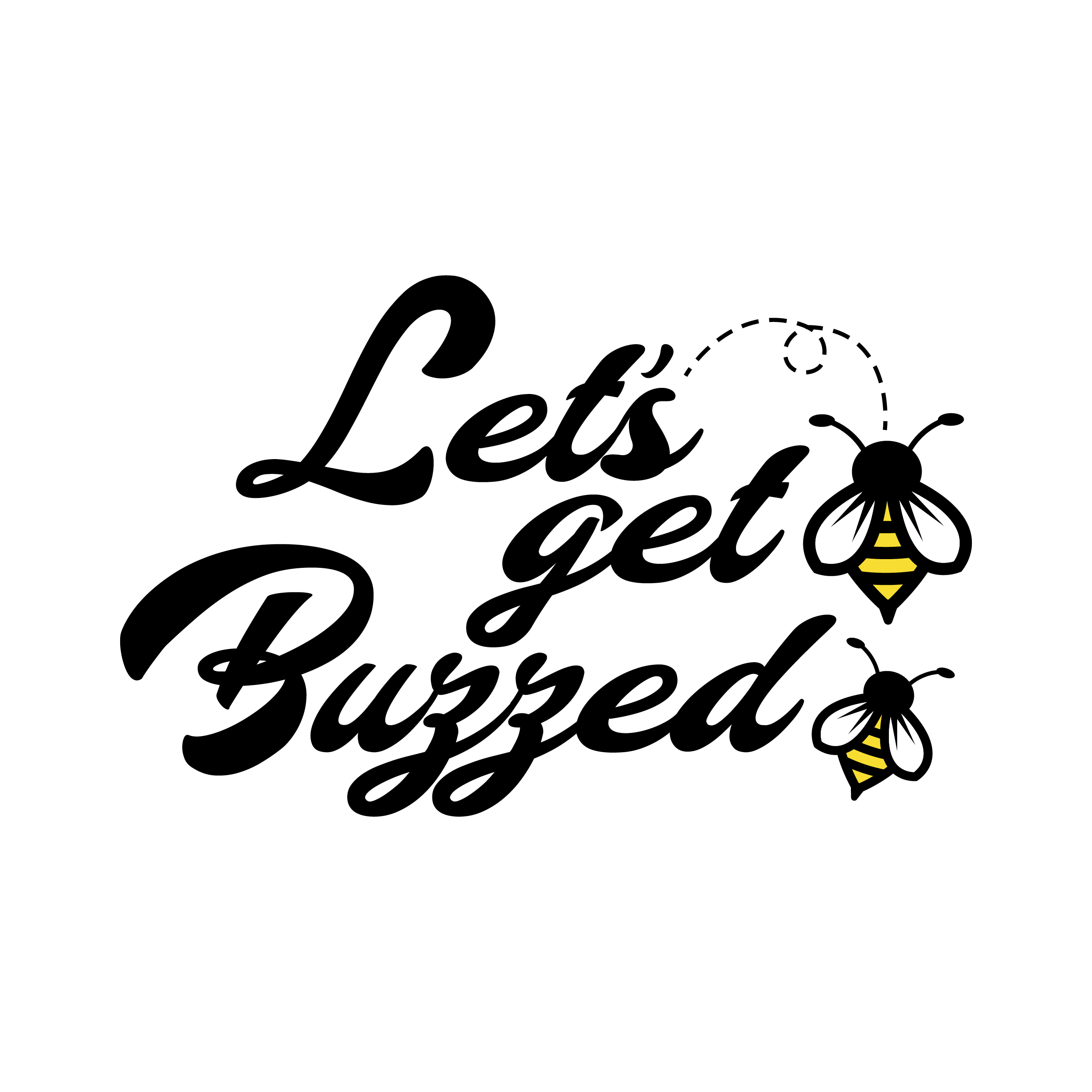 Bride to Bee - Let's Get Buzzed - Queen Bee SVG Vector Designs