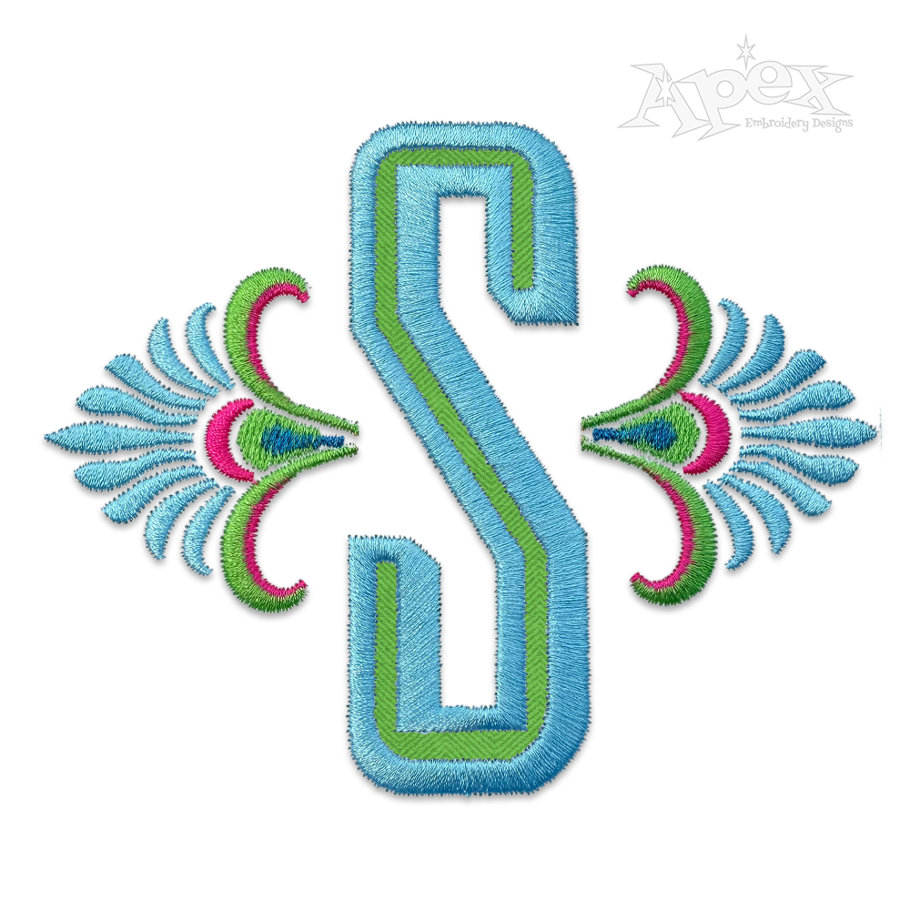 Maxwell Applique Machine Embroidery Font by Apex