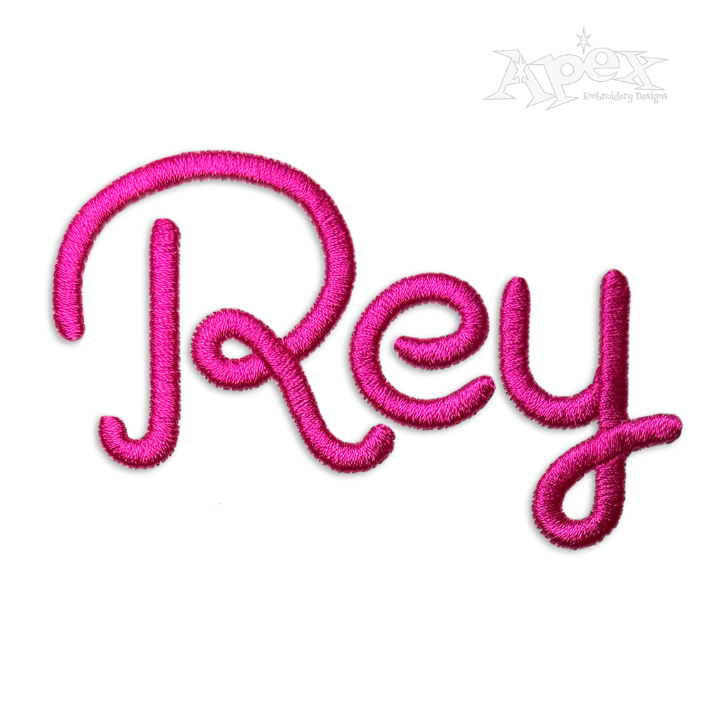 Sookie Machine Embroidery Font by Apex Designs