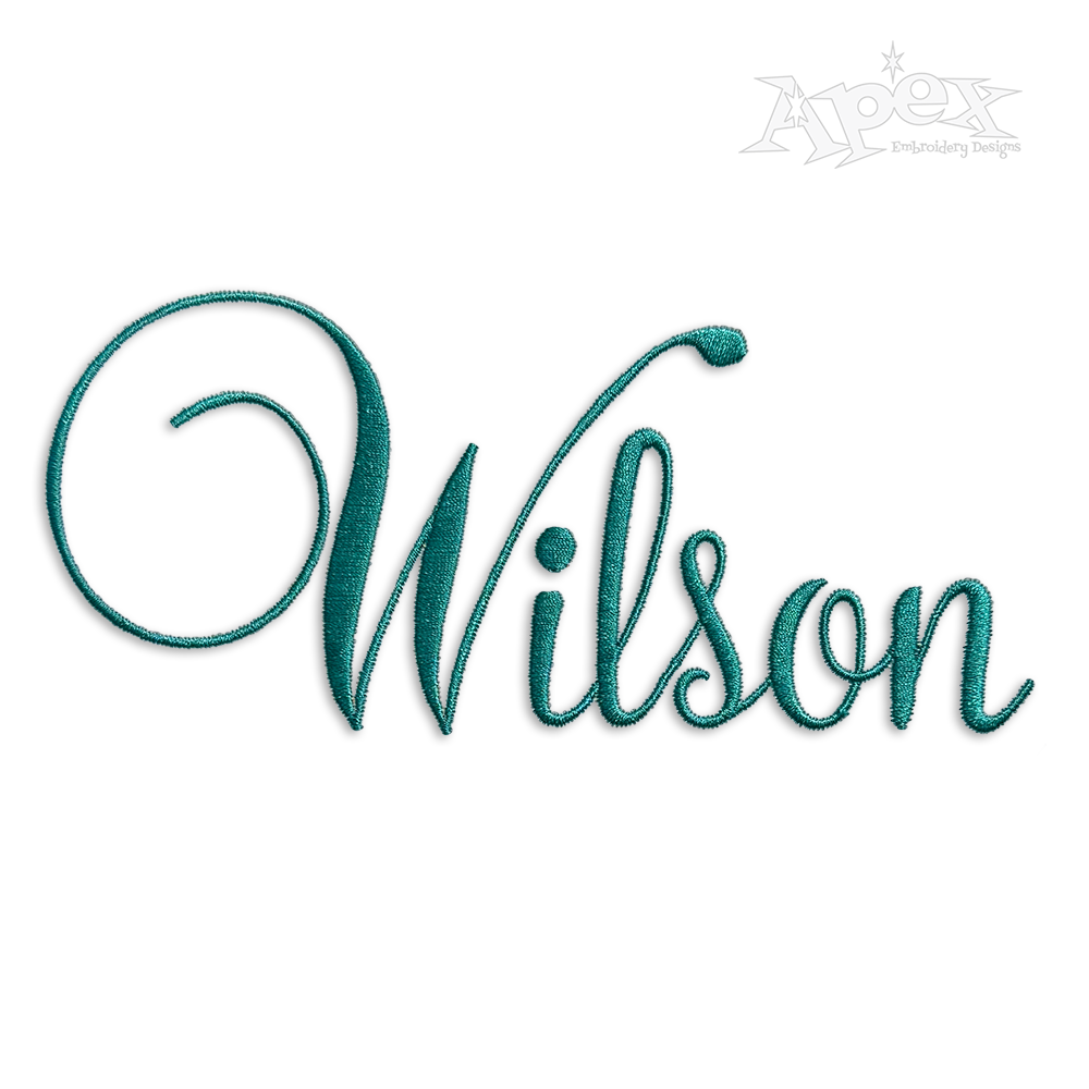Heirloom Fancy Machine Embroidery Font - Apex