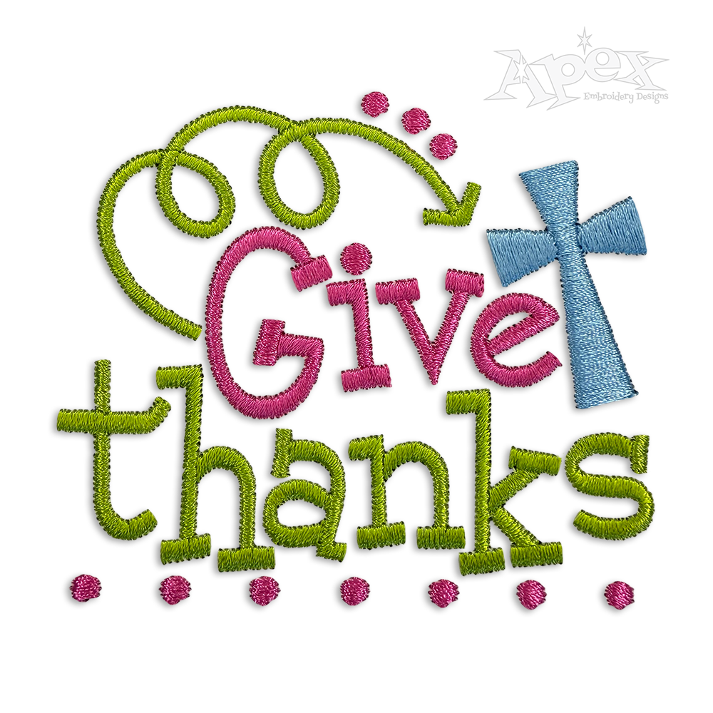 Thanksgiving Embroidery Designs - Apex Embroidery