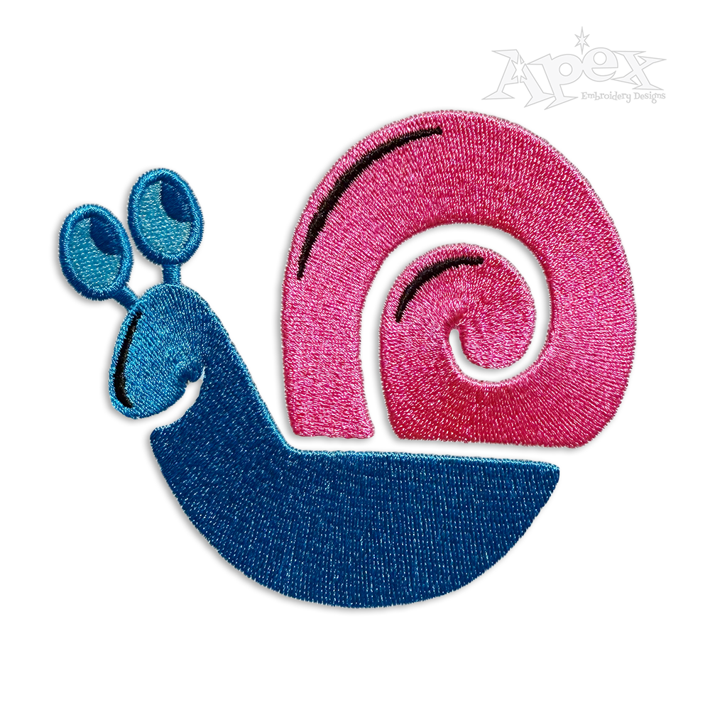 Snail Machine Embroidery Designs by Apex