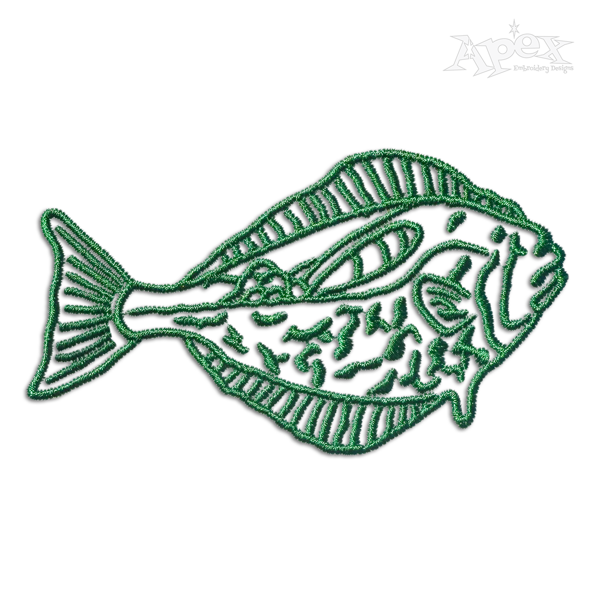 Marlin Fish Machine Embroidery Design by Apex