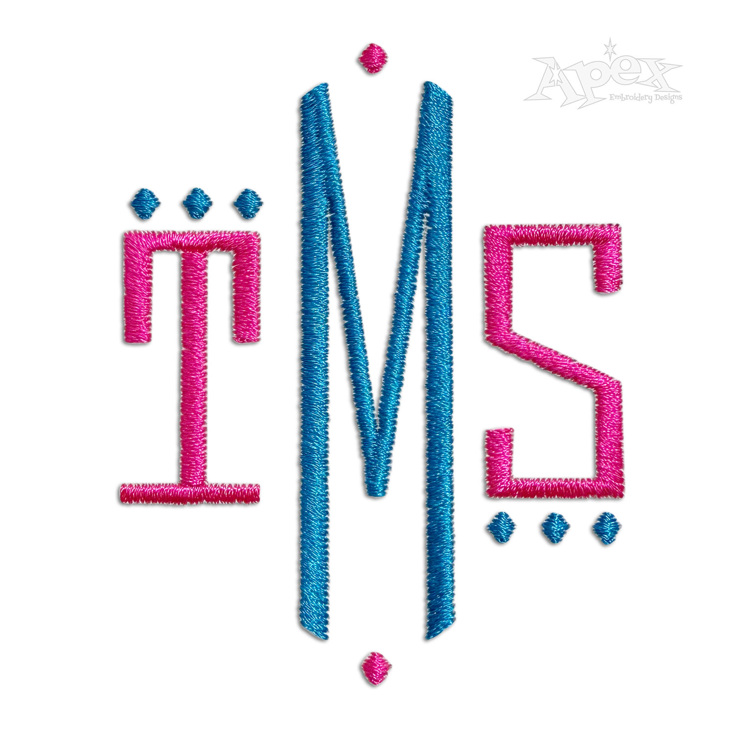 Maxwell Slim Block Machine Embroidery Font - Apex