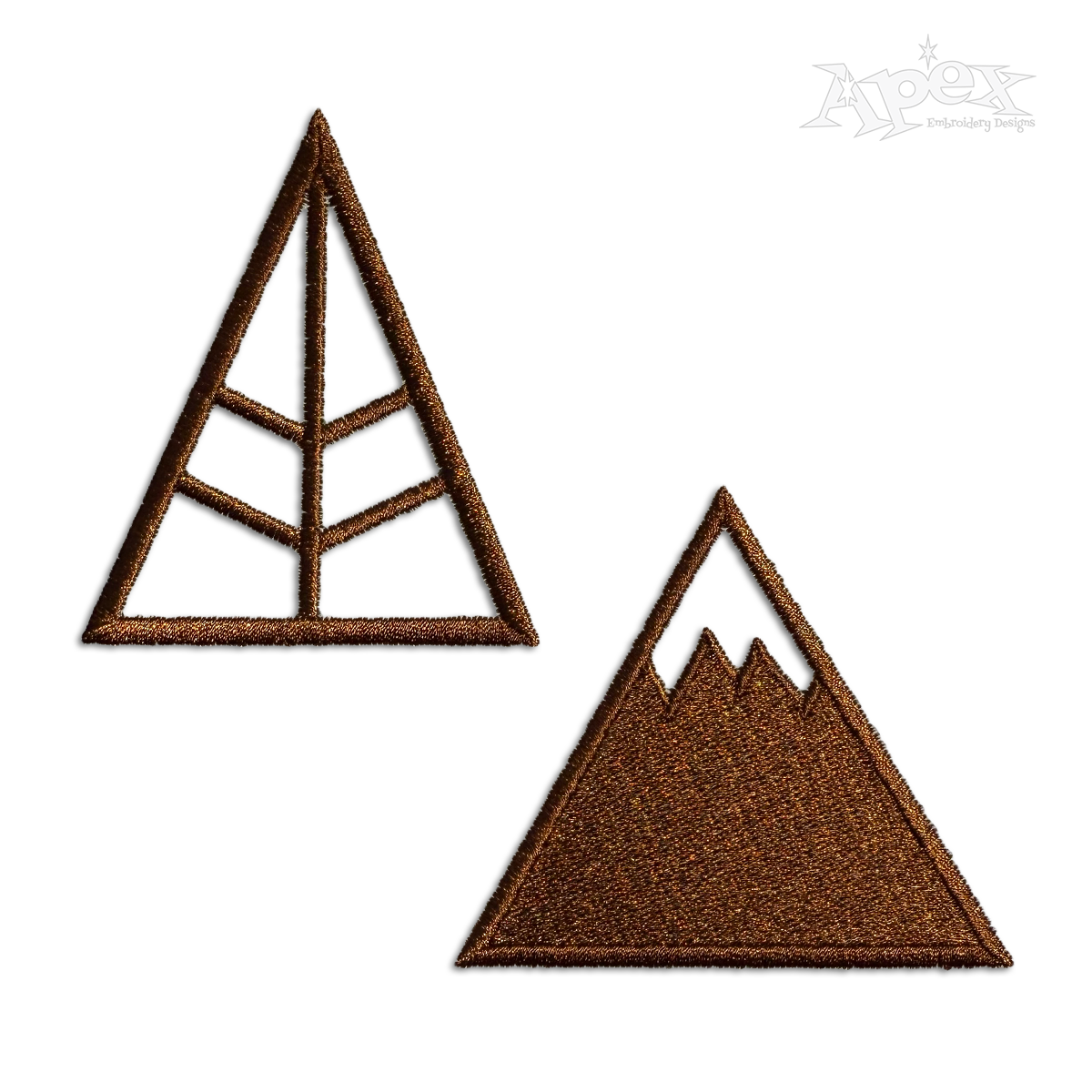 Forest Mountain Machine Embroidery Designs by Apex