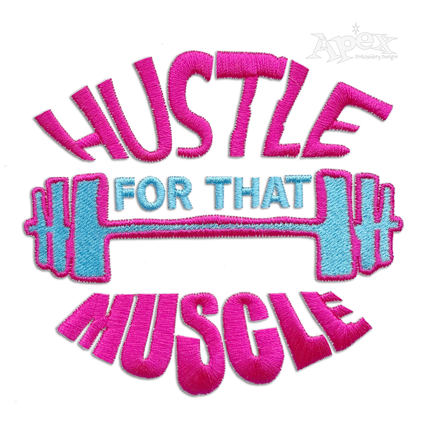 Fitness Embroidery Designs - Apex Embroidery