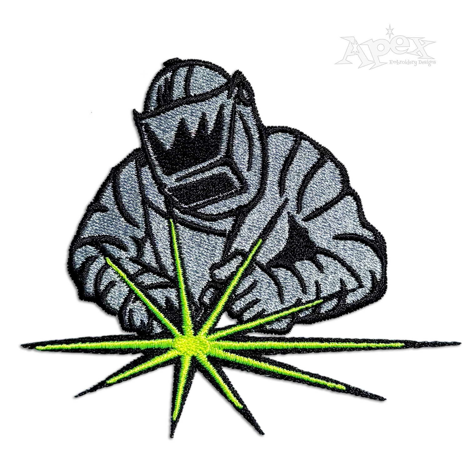 Welder Welding Machine Embroidery Designs Digitized by Apex