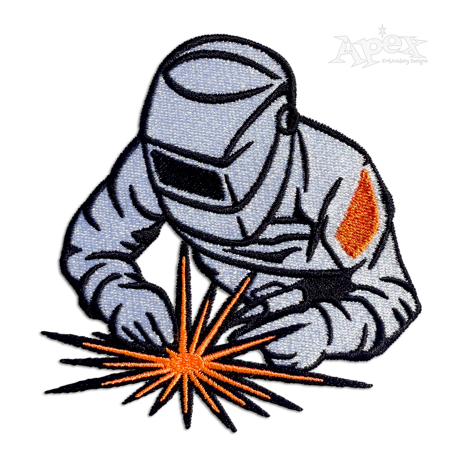 Welder Welding Machine Embroidery Designs Digitized by Apex
