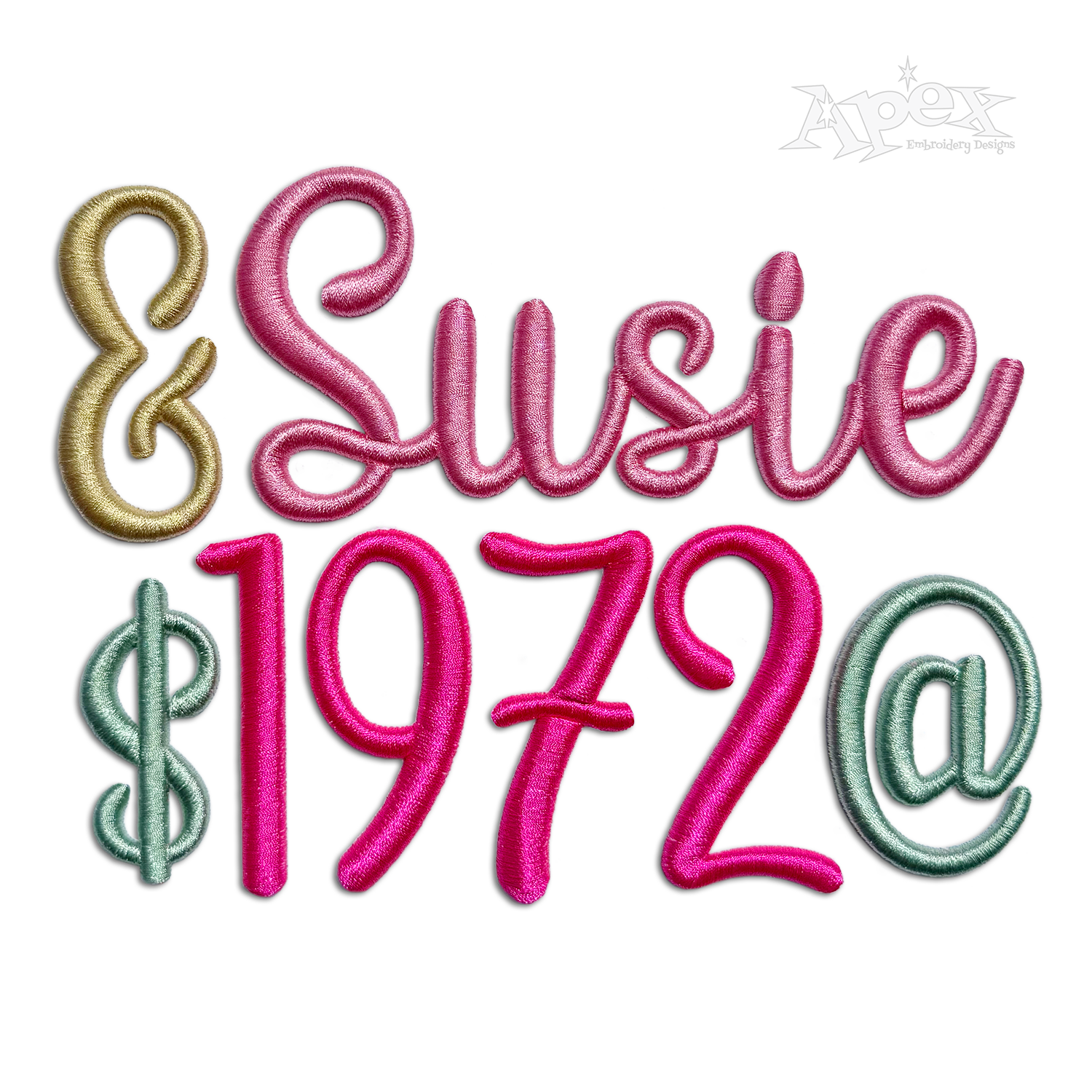 Apex Embroidery Designs & Fonts - Machine Embroidery