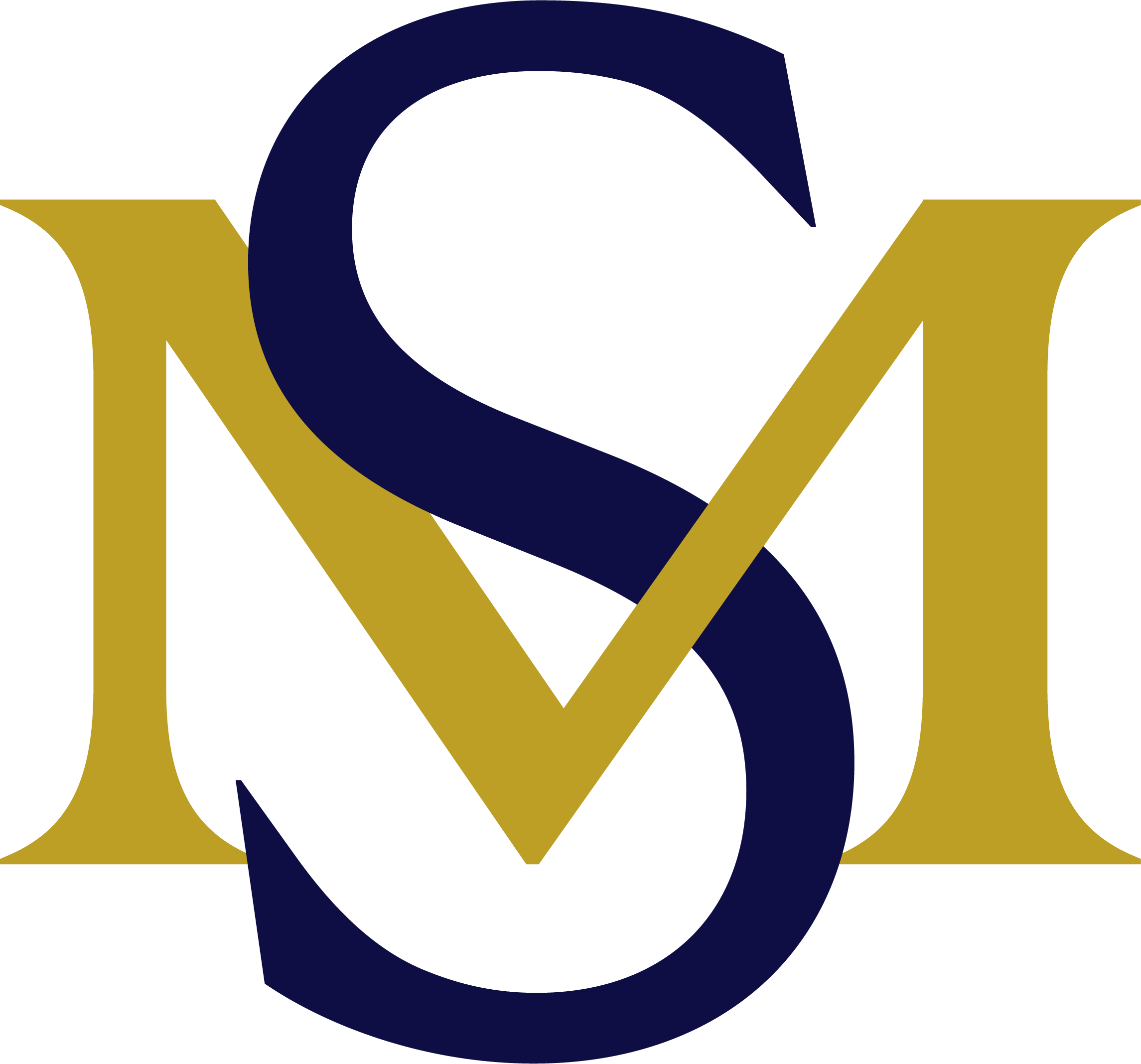 Roman 2-letter Interlocking Monogram Machine Embroidery