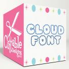 Cloudy Day Cuttable Font | Apex Embroidery Designs, Monogram Fonts & Alphabets