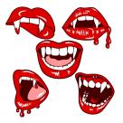 Vampire Lips Cuttable Design | Apex Embroidery Designs, Monogram Fonts ...