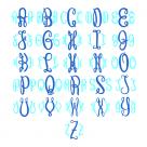 Victor Monogram TrueType Font | Apex Embroidery Designs, Monogram Fonts ...