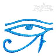 Eye Embroidery Design | Apex Embroidery Designs, Monogram Fonts & Alphabets
