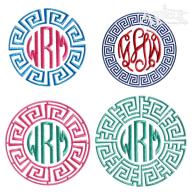 Greek Key Rectangle Frame Embroidery Design | Apex Embroidery Designs ...