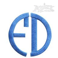 Marvin Rhombus Monogram Embroidery Font | Apex Embroidery Designs ...