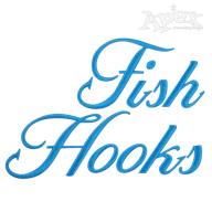 Fishing Hooks Alphabet Embroidery Font | Apex Embroidery Designs ...