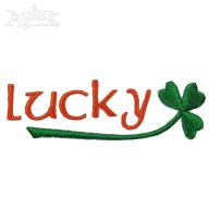Luck Good Fortune Embroidery Design | Apex Embroidery Designs, Monogram ...