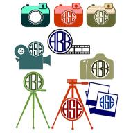 Camera Operator Cuttable Design | Apex Embroidery Designs, Monogram ...