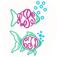 Fun Fish Pack Cuttable Design | Apex Embroidery Designs, Monogram Fonts ...