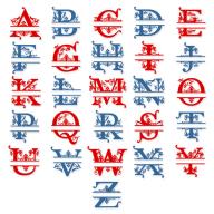 Windmill Split Cuttable Font | Apex Embroidery Designs, Monogram Fonts ...