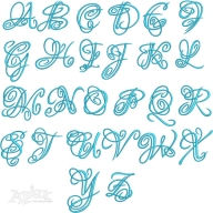 Modern Calligraphy Embroidery Font | Apex Embroidery Designs, Monogram ...