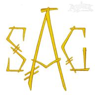 Column Monogram Embroidery Font | Apex Embroidery Designs, Monogram ...