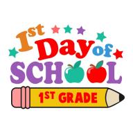 First Day Back to School Template Cuttable Design | Apex Embroidery ...