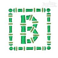 Stylish Bamboo Monogram Embroidery Font | Apex Embroidery Designs ...
