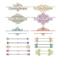 Flourish Frames Cuttable Design | Apex Embroidery Designs, Monogram ...