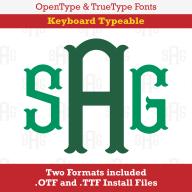 Bain Font Monogram TrueType Font | Apex Embroidery Designs, Monogram ...