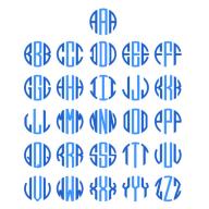 Classic Monogram TrueType Font | Apex Embroidery Designs, Monogram ...