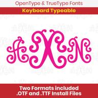 Maxwell Monogram TrueType Font | Apex Embroidery Designs, Monogram ...