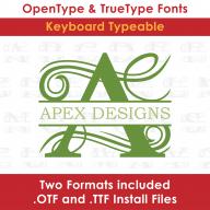 Apex Embroidery Designs, Monogram Fonts & Alphabets