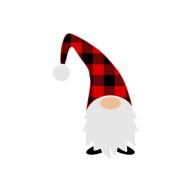 Plaid Female Gnome Cuttable Design | Apex Embroidery Designs, Monogram ...