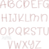 Allie Script Embroidery Font | Apex Embroidery Designs, Monogram Fonts ...