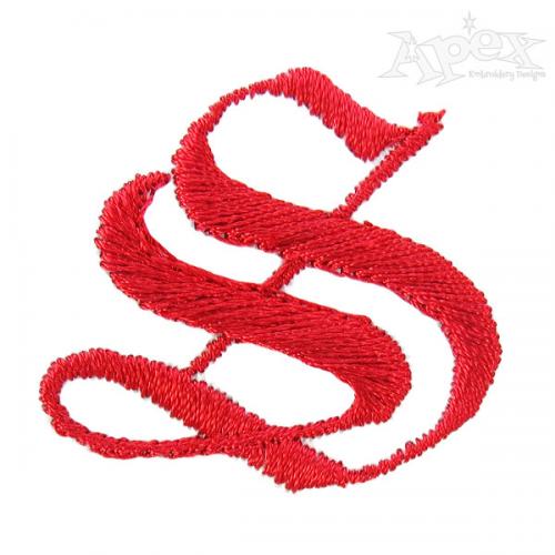 Gothic Fill Machine Embroidery Font - Apex