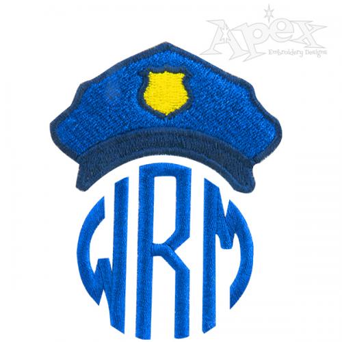 Police Frame Pack Embroidery Designs | Apex Monogram Designs & Fonts