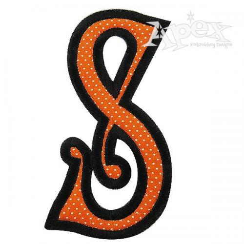 Trolley Applique Embroidery Font | Apex Monogram Designs & Fonts