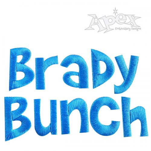 The Brady Bunch Font 326 Brady Bunch Fill & Floss Font
