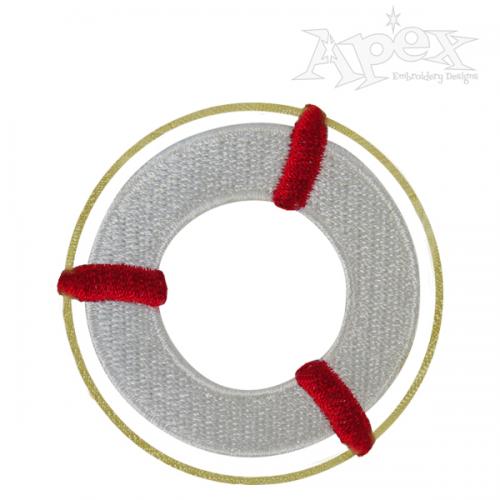 Life Preserver Embroidery Design | Apex Monogram Designs & Fonts