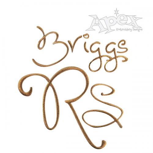 Monica Embroidery Fonts | Apex Monogram Designs & Fonts