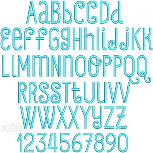 Baby Girl Embroidery Fonts | Apex Embroidery Designs, Monogram Fonts ...