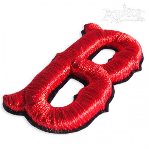 Tiffany 3D Puff Machine Embroidery Font - Apex