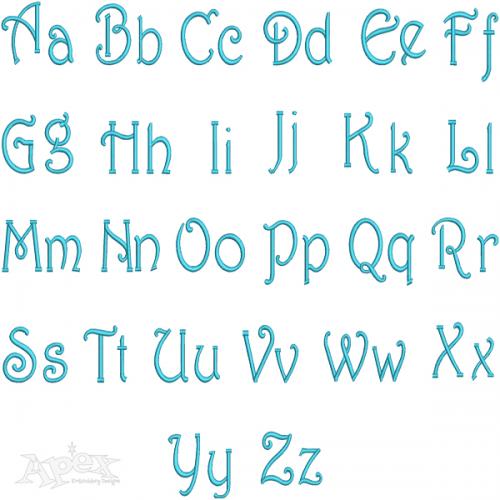 Harrington Embroidery Font | Apex Embroidery Designs, Monogram Fonts ...