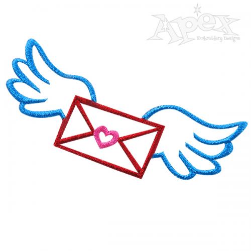 P.S. I Love You Flying Heart Envelope Mail | Apex