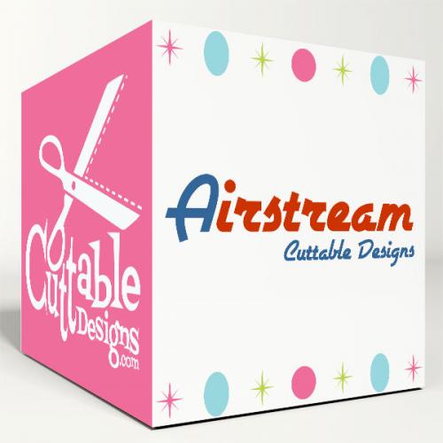 Airstream Retro SVG Font Letters Alphabet Cut File - Apex