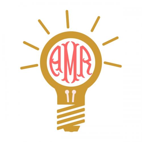 Light Bulb Smart Idea Cuttable Designs | Apex Embroidery Designs ...
