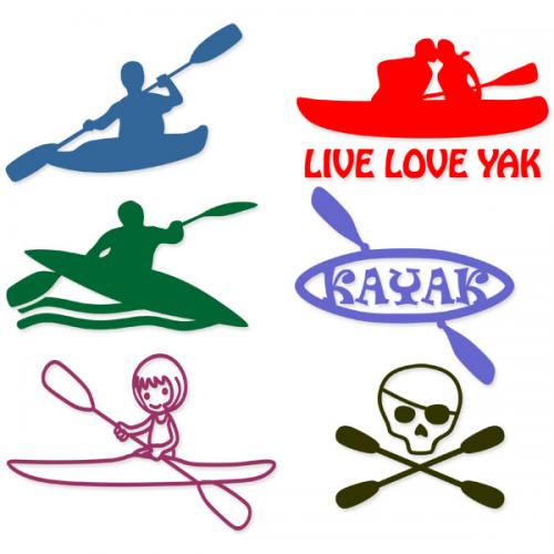 Kayak Boat Cuttable Designs | Apex Designs & Fonts